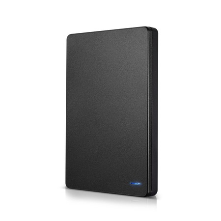 Hard disk extern, 2TB, 2.5 inch, USB 3.0, negru, aluminiu 115x76x12mm ...
