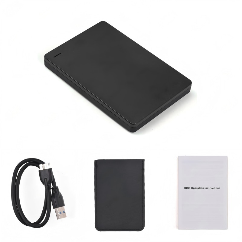 Hard Disk Extern Negru de 2,5" 1TB - USB 3.0 de Viteza Mare, Stocare ...