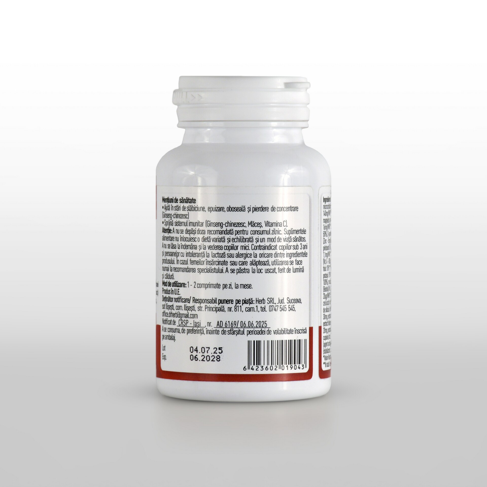 Complex multivitamine si minerale 60 comprimate - eMAG.ro