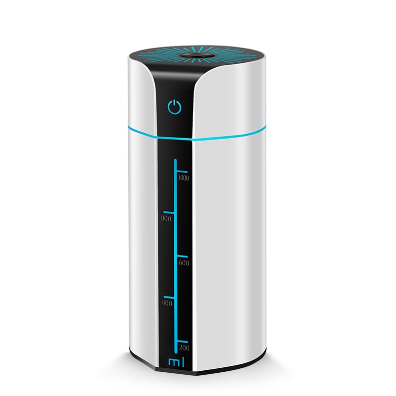 Umidificator portabil mic, alb, capacitate mare, design silentios - eMAG.ro