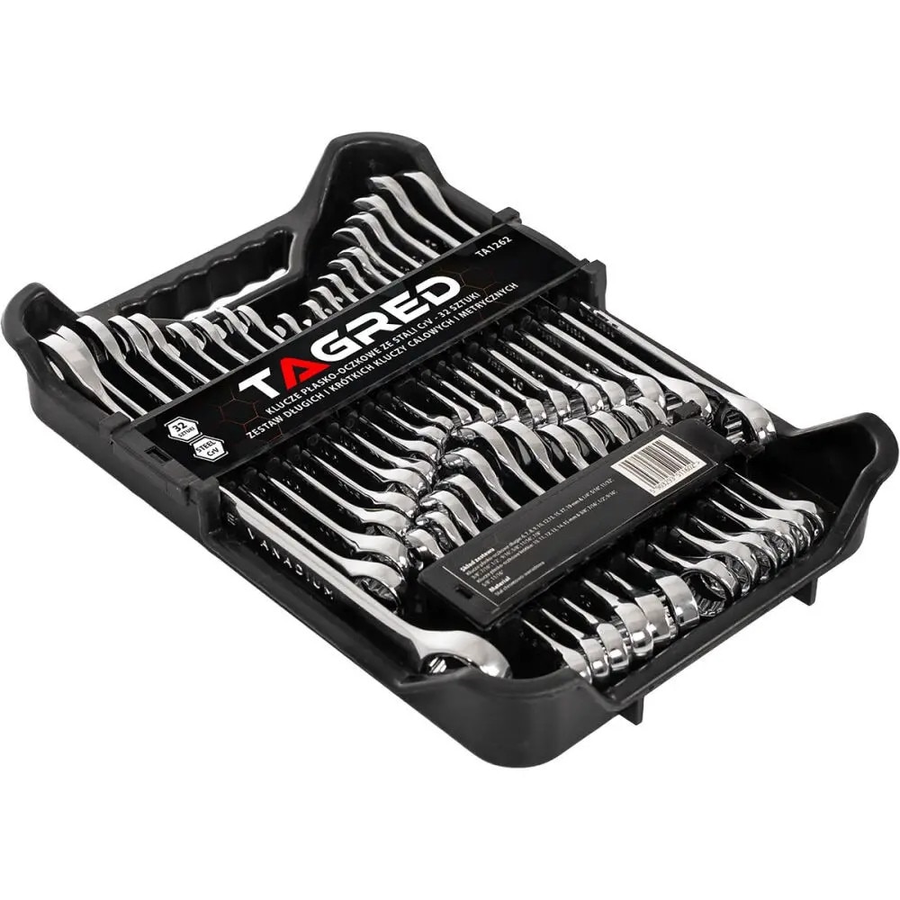 Set 32 de chei fixe, Tagred, 6-19 mm, CrV, Ta1262 - eMAG.ro