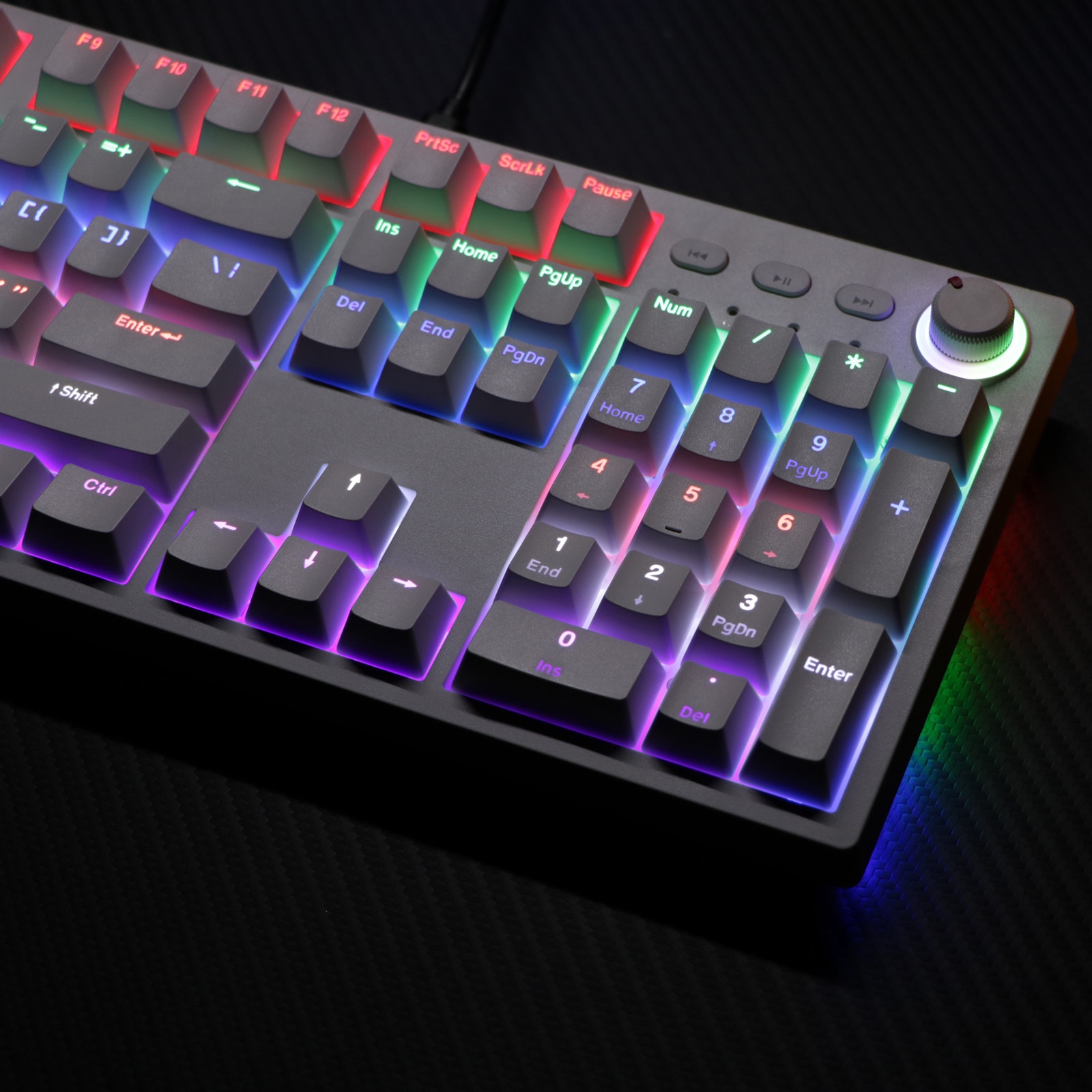 K KAVLORN Tastatura mecanica gaming cu fir 104 taste | Structura GASKET ...