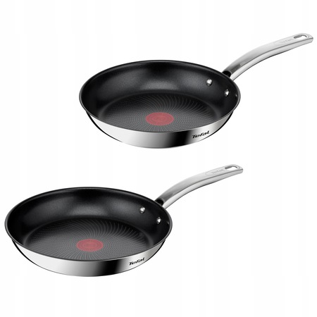 Set tigai Tefal Intuition 24/26cm, inox, neaderent, inductie - eMAG.ro