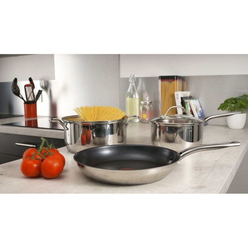 Set tigai Tefal Intuition 24/26cm, inox, neaderent, inductie - eMAG.ro