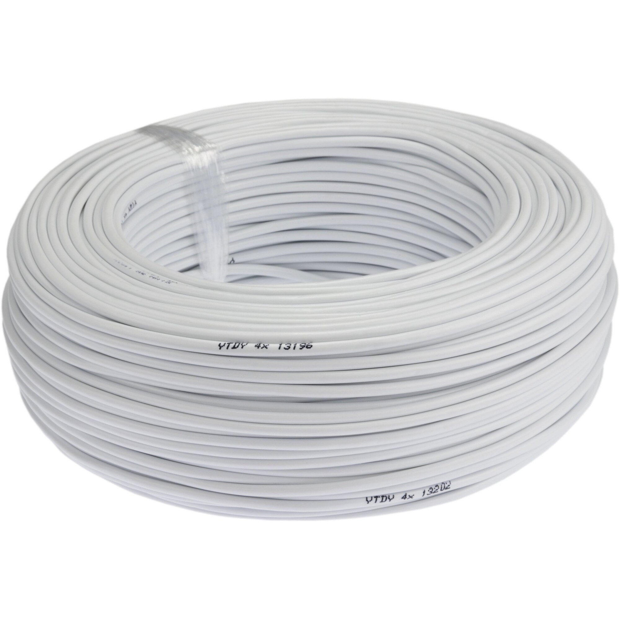 Cablul de domofon/alarma Mercor YTDY 4x0,5mm, 100m, PVC, 3,6mm - eMAG.ro
