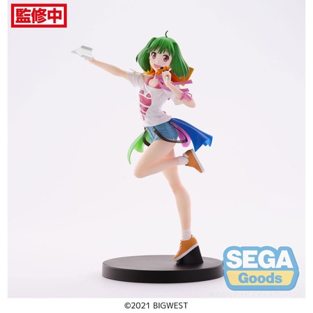 Figurina Ranka Lee, Macross Frontier, 17 cm, multicolor, set cu baza si ...