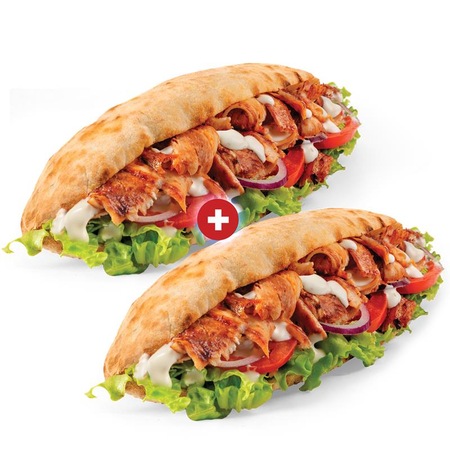 Voucher Mesopotamia, pentru doua Doner Kebab mari, valabil de la 14.11. ...