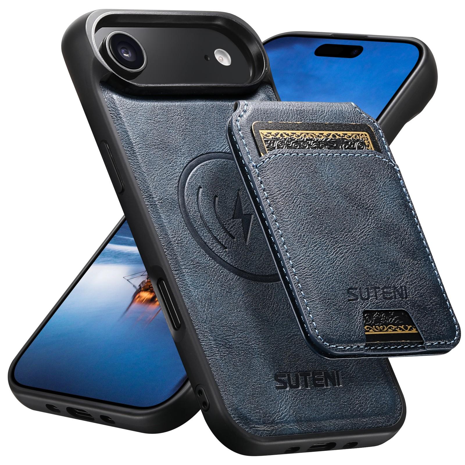Husa telefon compatibila cu iPhone Air Suteni, Piele ecologica ...