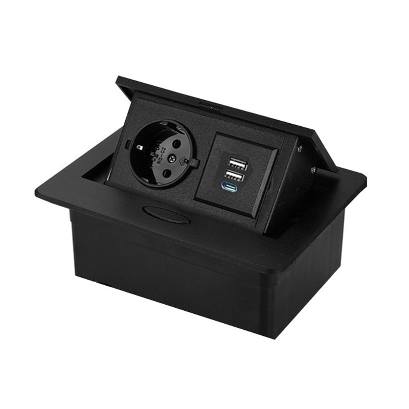 Priza multipla incorporata cu USB, Duueyct, 2 porturi, 1,5m, pentru ...