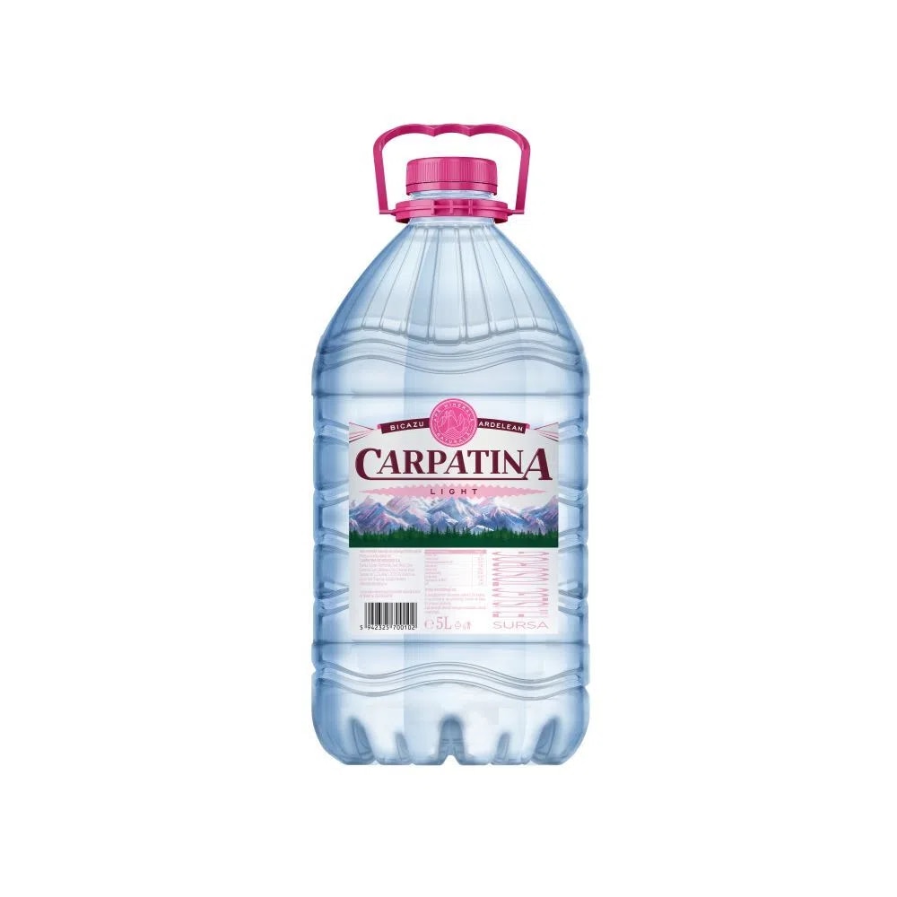 Apa minerala naturala carbogazoasa Carpatina Light 5L - eMAG.ro