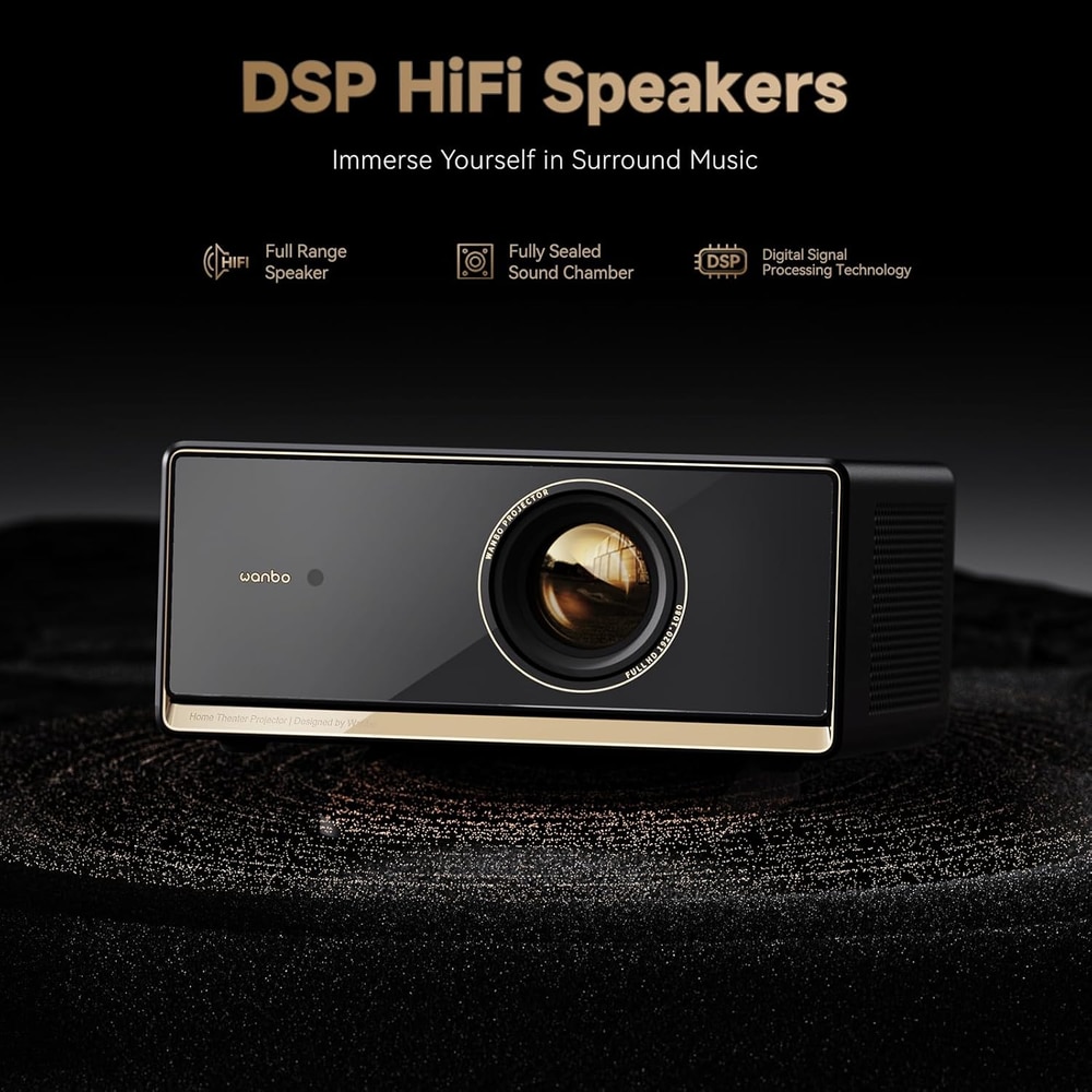 Videoproiector Xiaomi Wanbo X5 Pro 2025, LCD, 1920x1080 FullHD, Wi-Fi ...