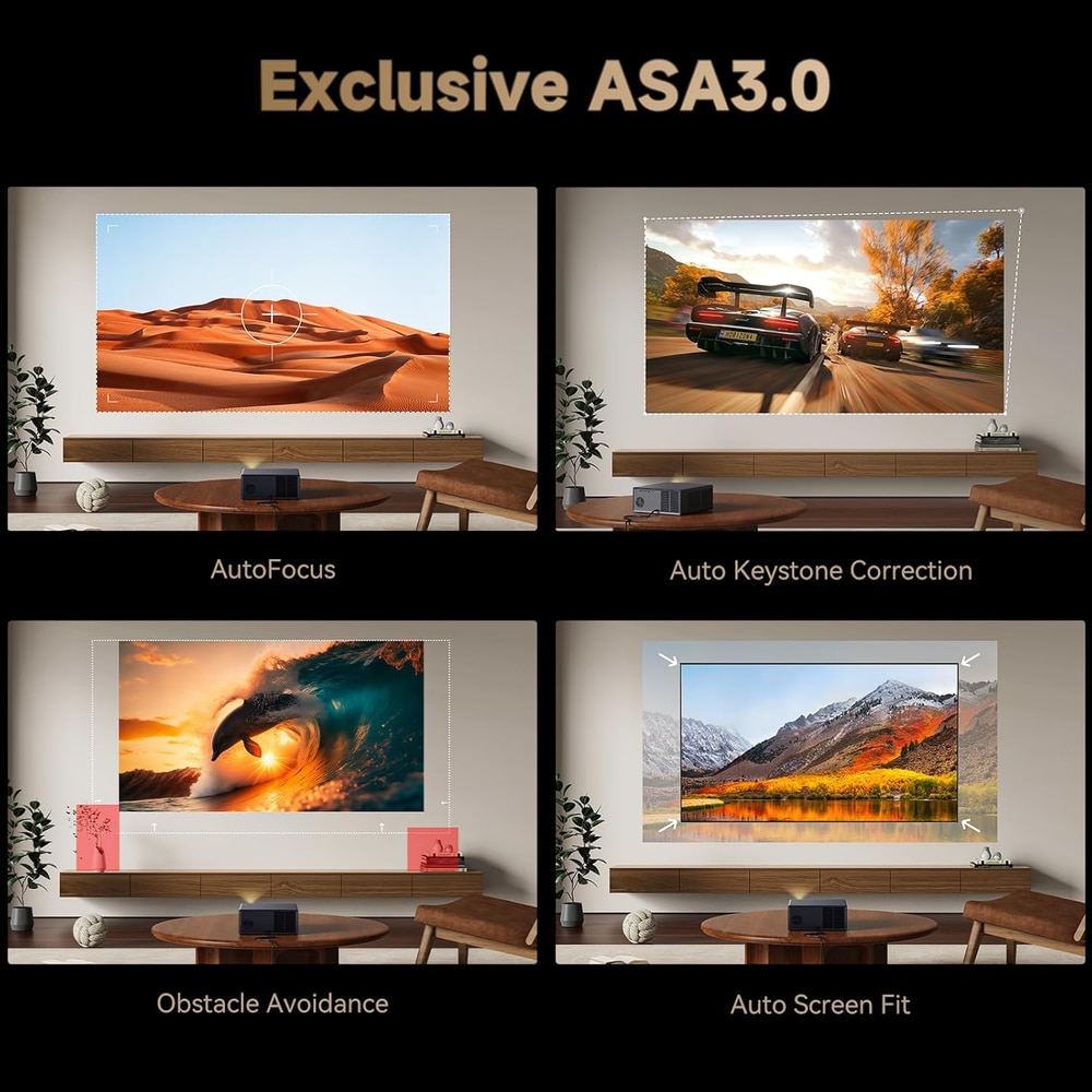 Videoproiector Xiaomi Wanbo X5 Pro 2025, LCD, 1920x1080 FullHD, Wi-Fi ...