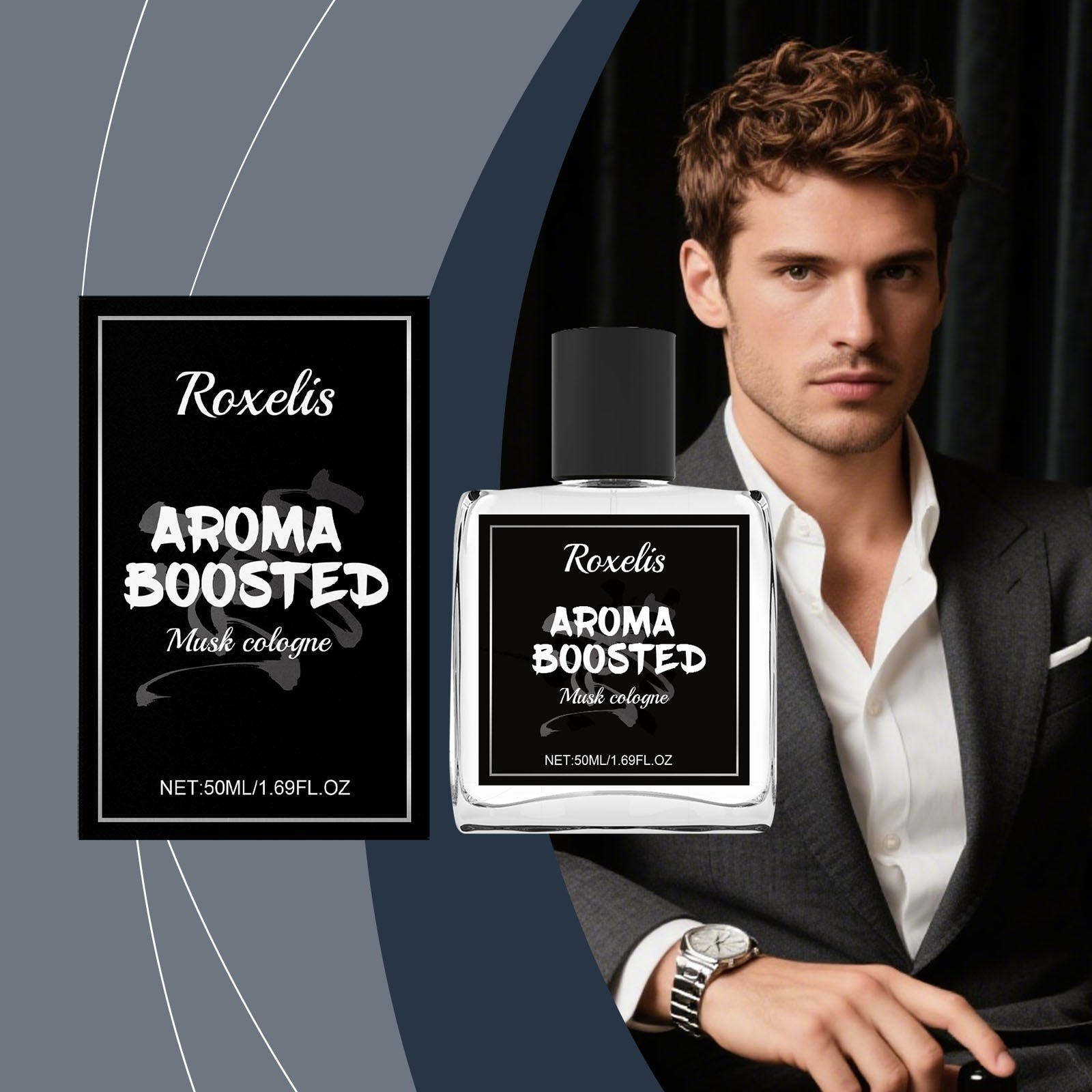 Apa de parfum cologne cu musc, parfum natural persistent, notiuni cu ...