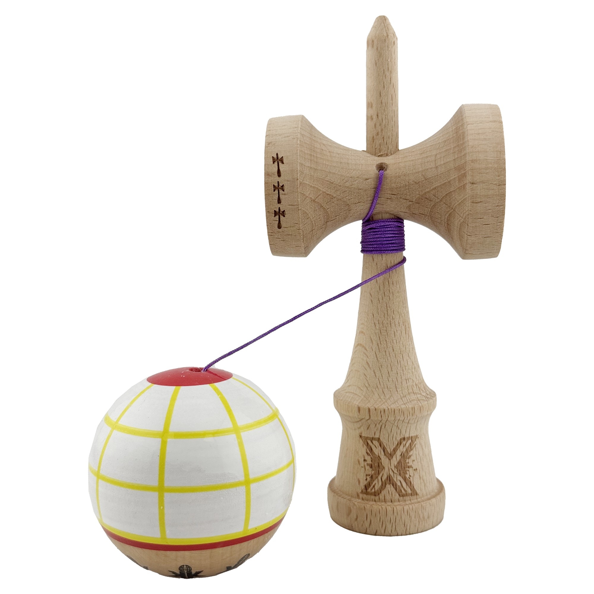Kendama X Originala, Profesionala, By Fitilomania, Big Cups V2, Model ...
