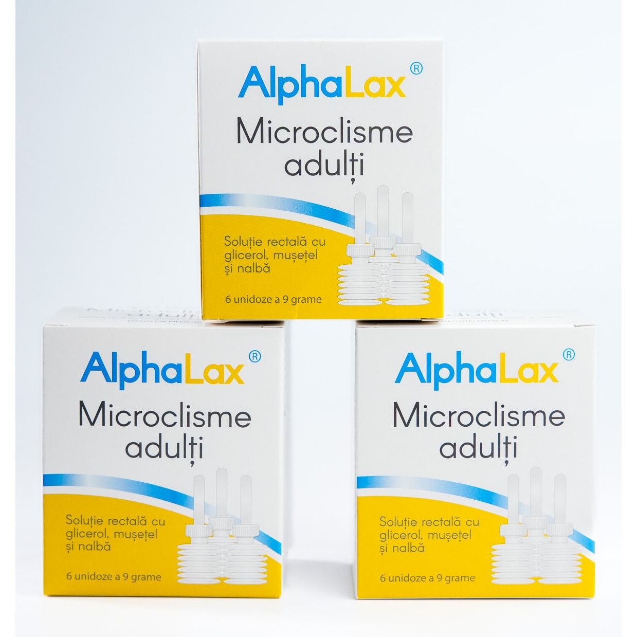 Microclisme adulti AlphaLax 6 unidoze x 9 g - eMAG.ro