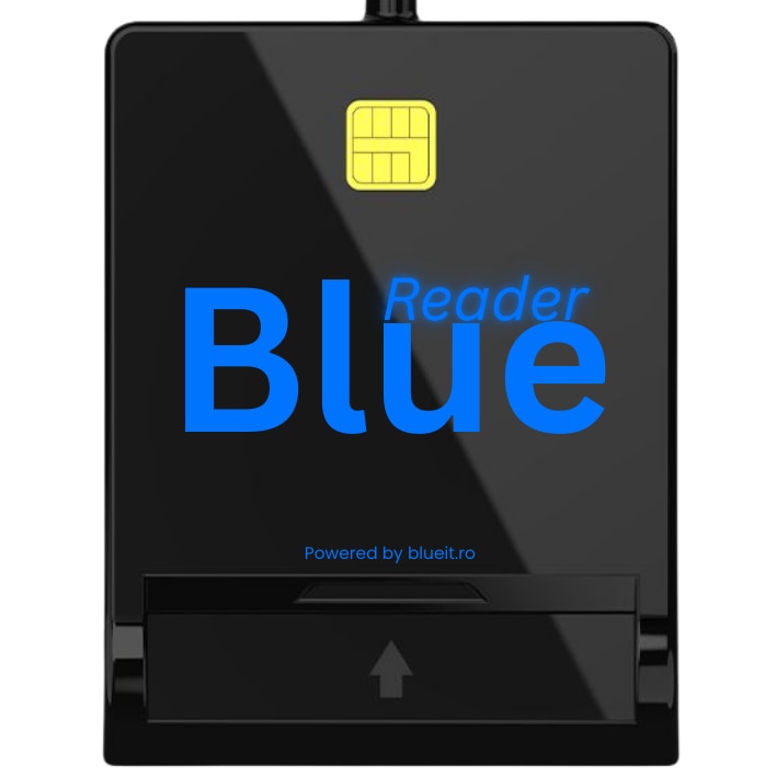 Cititor buletin CEI romanesc, Blue Reader, USB 2.0/3.0, instalare ...