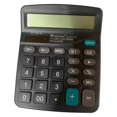 Calculator de birou, 1 bucată, cu ecran mare, 12 cifre, calculator ...