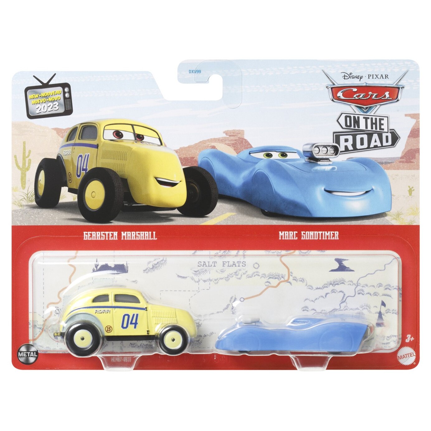Set 2 Mașinuțe Metalice Disney Pixar Cars 3, Gearsten Marshall și Marc ...