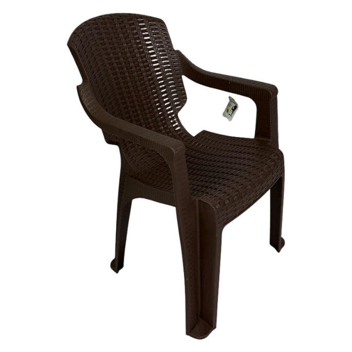 Scaun de Gradina, Terasa, Fabricat din Plastic, Culoare Maro, Greutatea ...