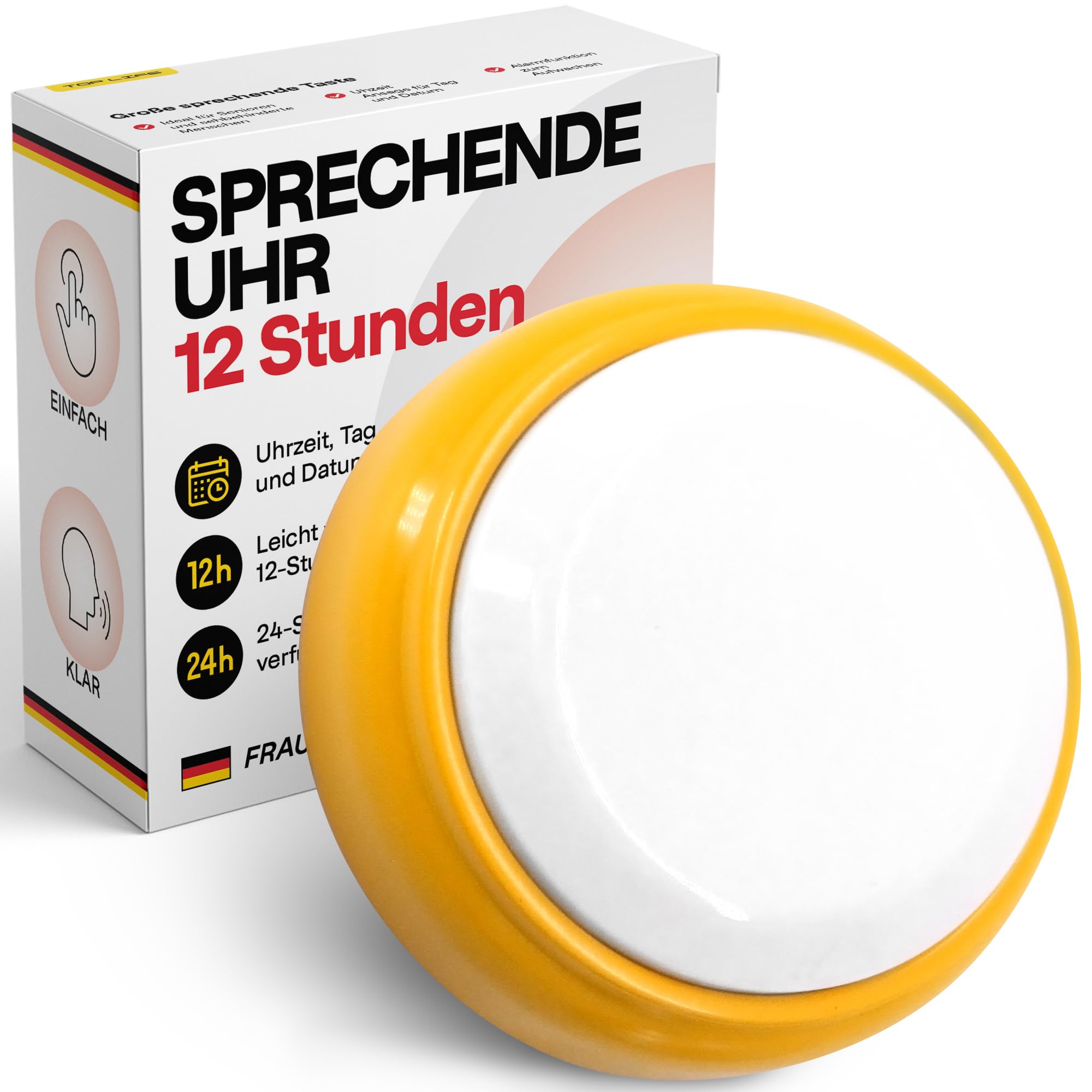 Ceas vorbitor, Top Life, Format 12 Ore, Voce Germana, Vizibilitate ...