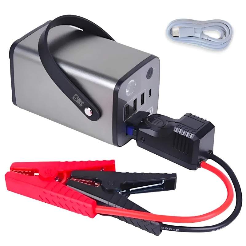 Starter Baterie Auto 12V SIKS, Portabil, Multifunctional, 18000mAh ...