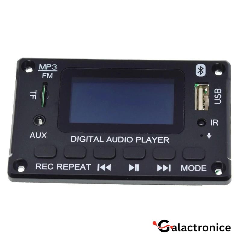 Modul decodor audio MP3 cu radio FM, Bluetooth 5.0, slot card microSD ...