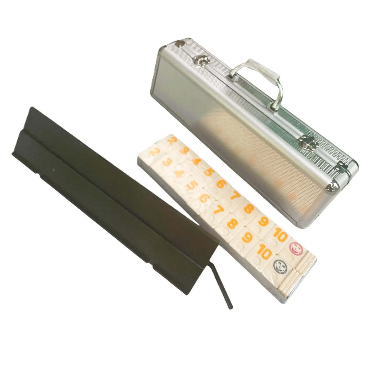 Set Joc Remi KALE, cutie metal, piese din piatra, 106 piese, 35x10 ...