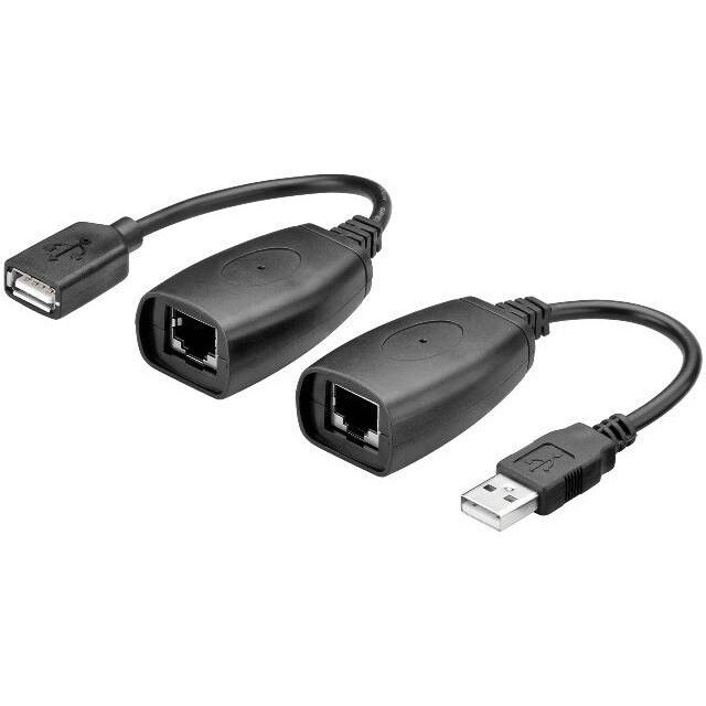 Adaptor prelungitor USB la CAT5 EXTENDER max. 40m USB2-EXT-ETH-40M ...