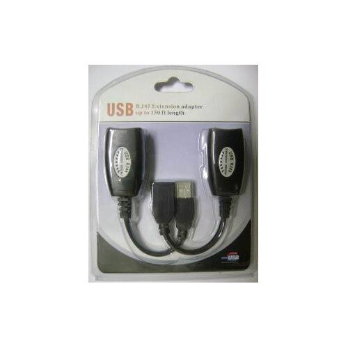 Adaptor prelungitor USB la CAT5 EXTENDER max. 40m USB2-EXT-ETH-40M ...