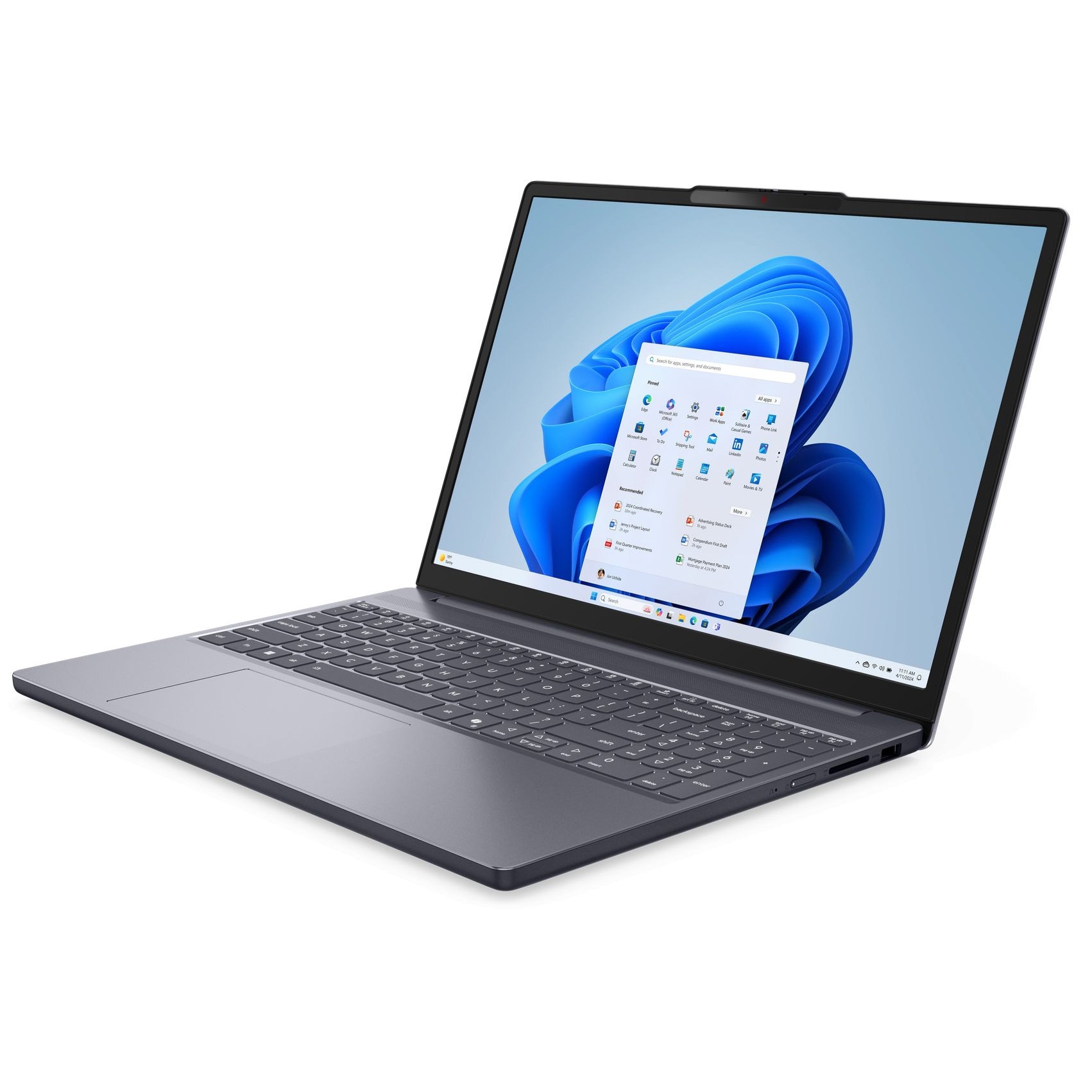 Лаптоп Lenovo IdeaPad Slim 3 15IRH10, 83K1007FBM.500SSD, Windows 11 Pro ...