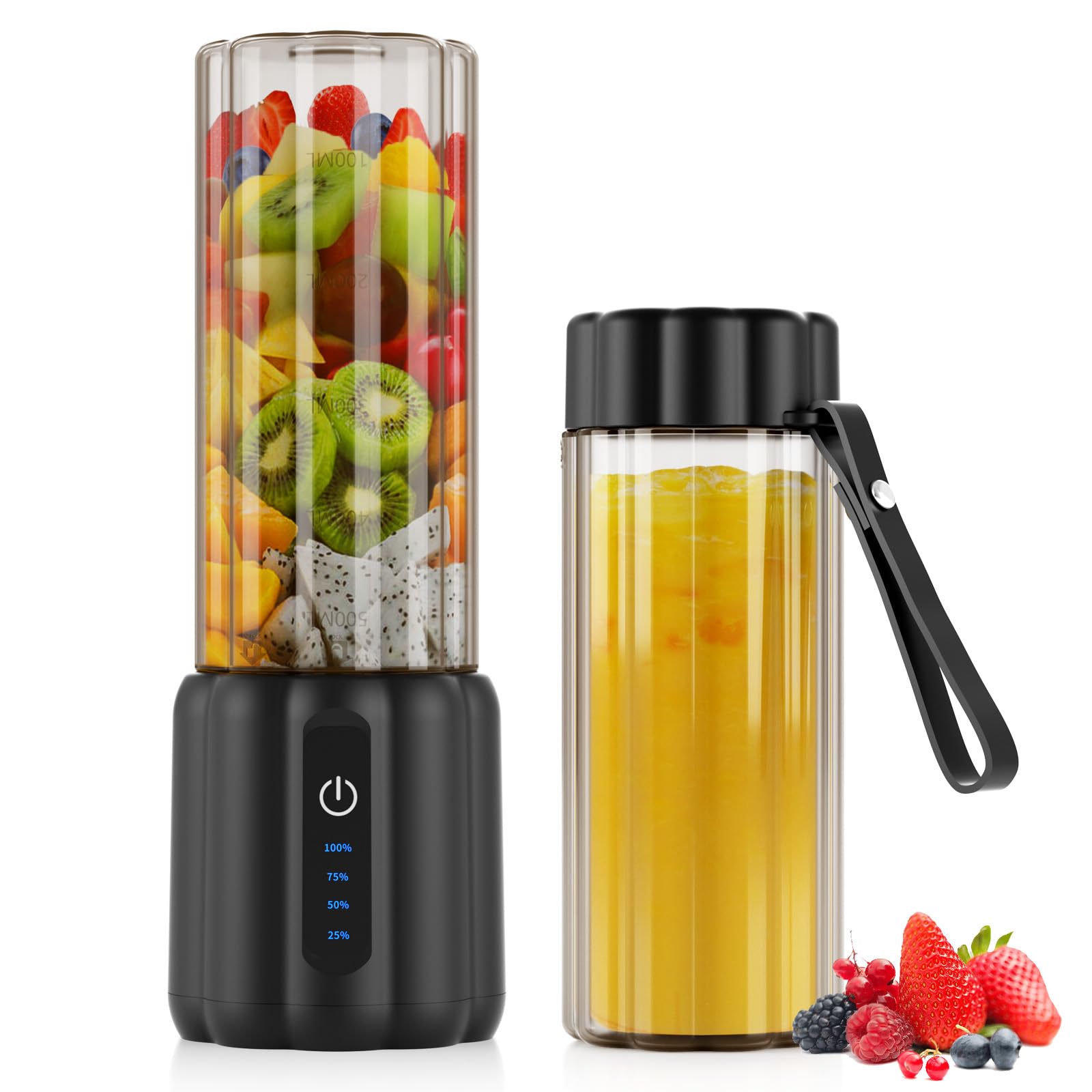 Blender Portabil Cokunst, Aparat De Smoothie La Pachet, Mini Blender De ...