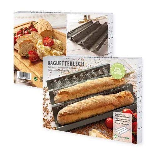 Wundermix - Tava De Copt Pentru Baghete Cu Invelis Antiaderent • Tava ...