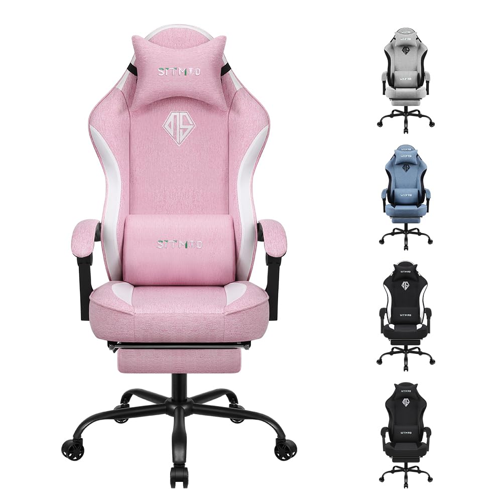 Scaun De Gaming Sitmod Din Material Textil Pentru Adulti, Scaun Pc Cu ...