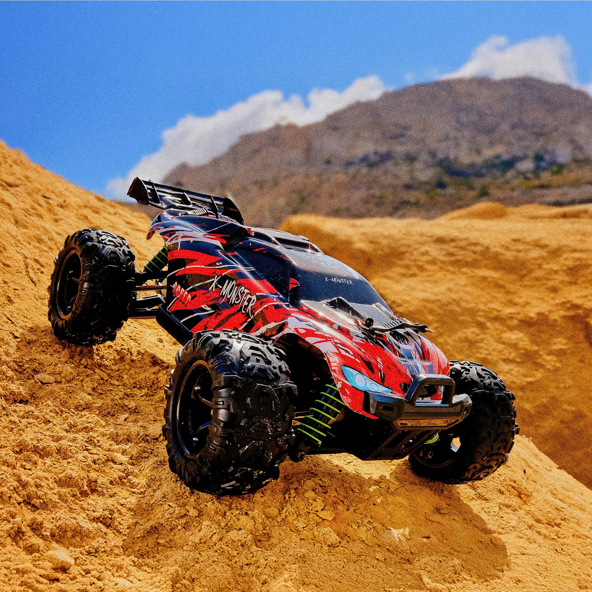 Masina mare cu telecomanda X-Monster 3.5, 100 de metri, 45km/h, 40 de ...