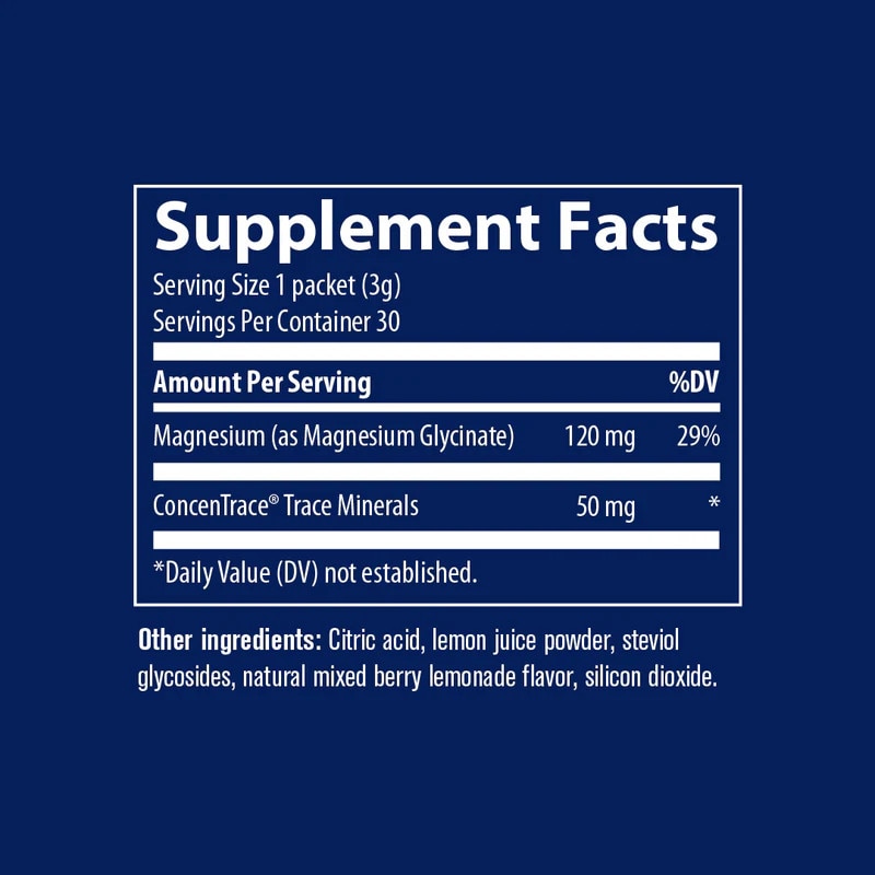 Magneziu glicinat pudra, aroma struguri, 30 plicuri, 120 mg/plic - eMAG.ro