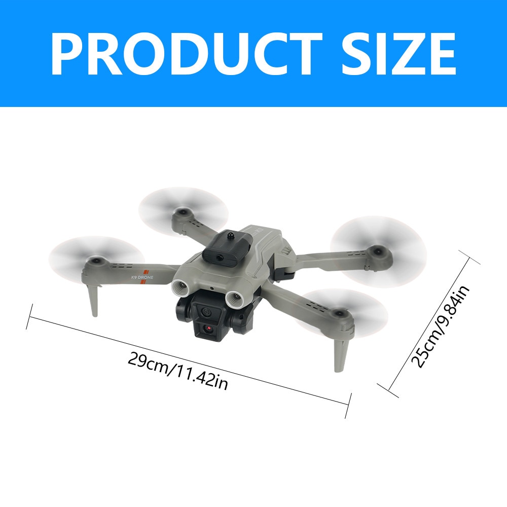 Drona pliabila 4K, Bedee, Quadcopter RC cu camera, drona FPV ...