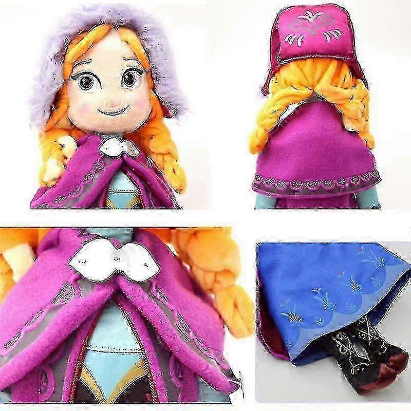Set jucarii de plus Anna, Elsa, Olaf, 30x40x46x50cm, multicolor - eMAG.ro