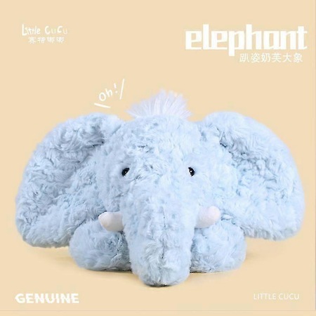 Set Jucarii de Plus, Urs, Iepure, Elefant, Rata, 55cm, Multicolor - eMAG.ro