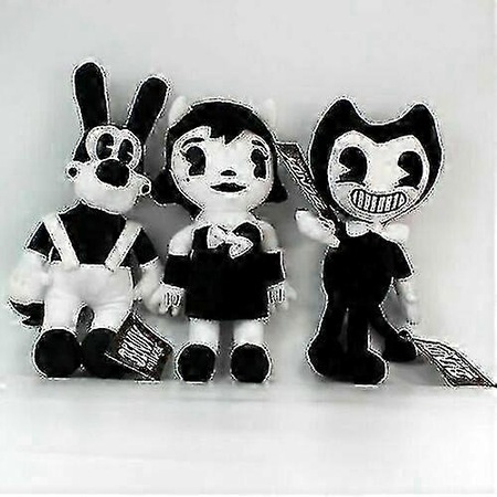 Jucarie de plus Bendy and the Ink Machine, 25-30cm, multicolor, set de ...
