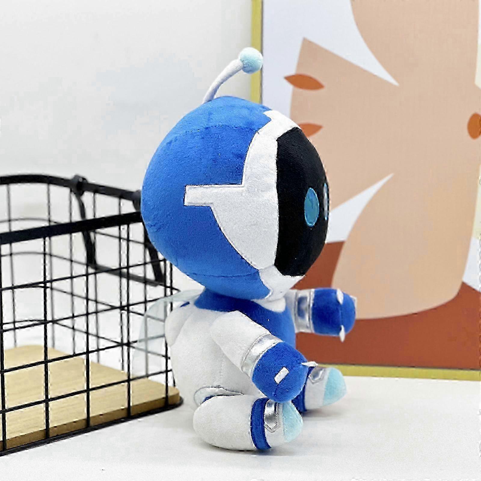 Jucarie de plus Robot, 30x20x5cm, multicolor, 194g, set 1x Astro Bot ...