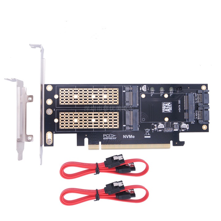 Adaptor M.2NVME SSD la PCI-E X4, SDLOGAL, 3-In-1 Placa de Extensie ...
