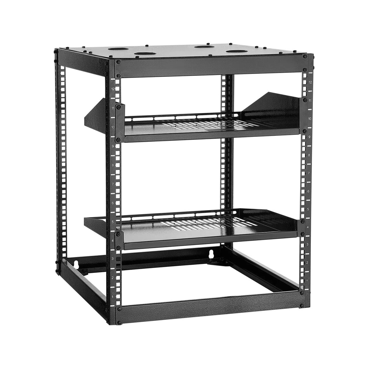 Rack metalic de perete 12U, Latime 482 mm, Adancime 585 mm, Otel carbon ...