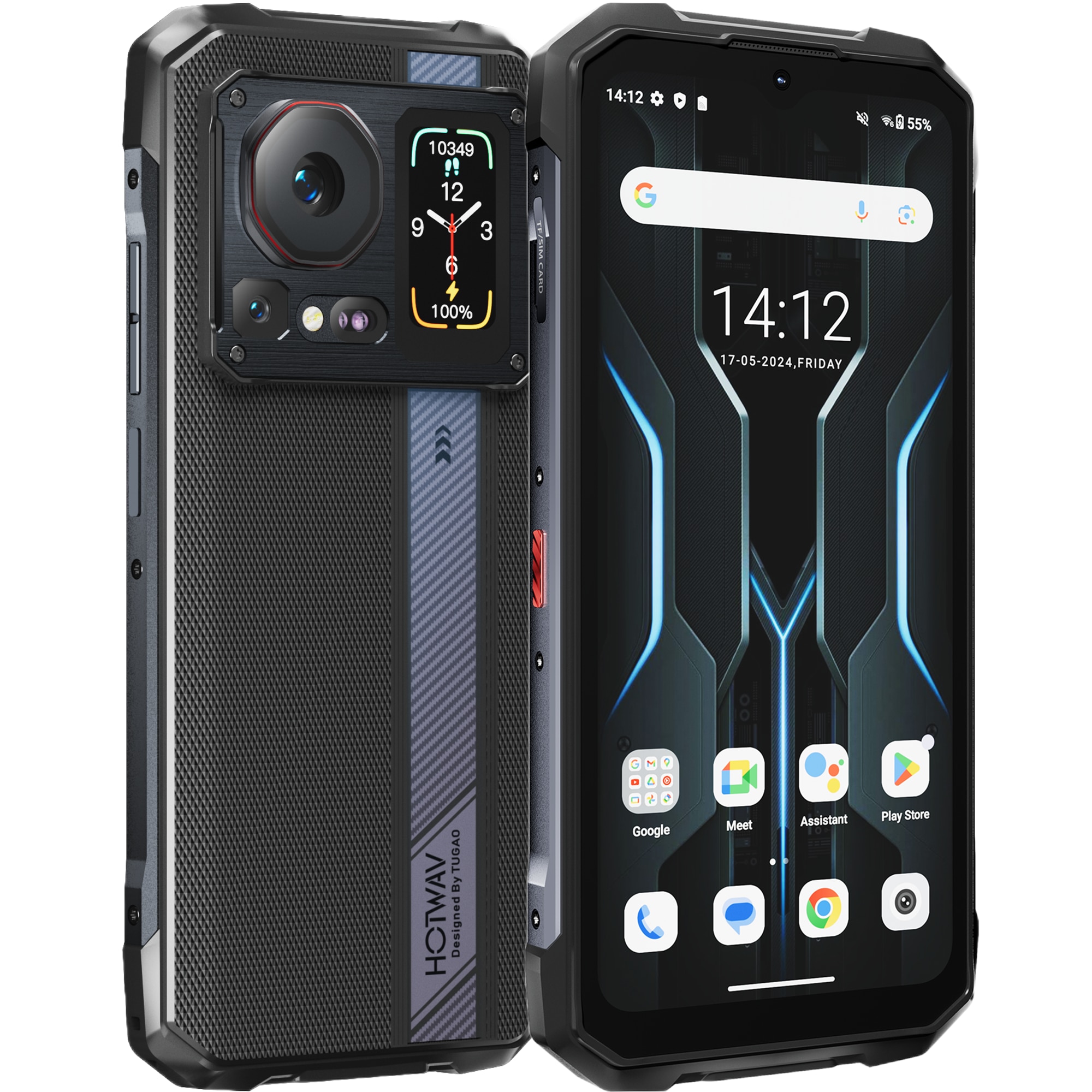 Telefon mobil HOTWAV Cyber 16 Pro, 4G, Dual SIM, Octa-Core Helio G100, Dual Touch Screen, 6.6 ...