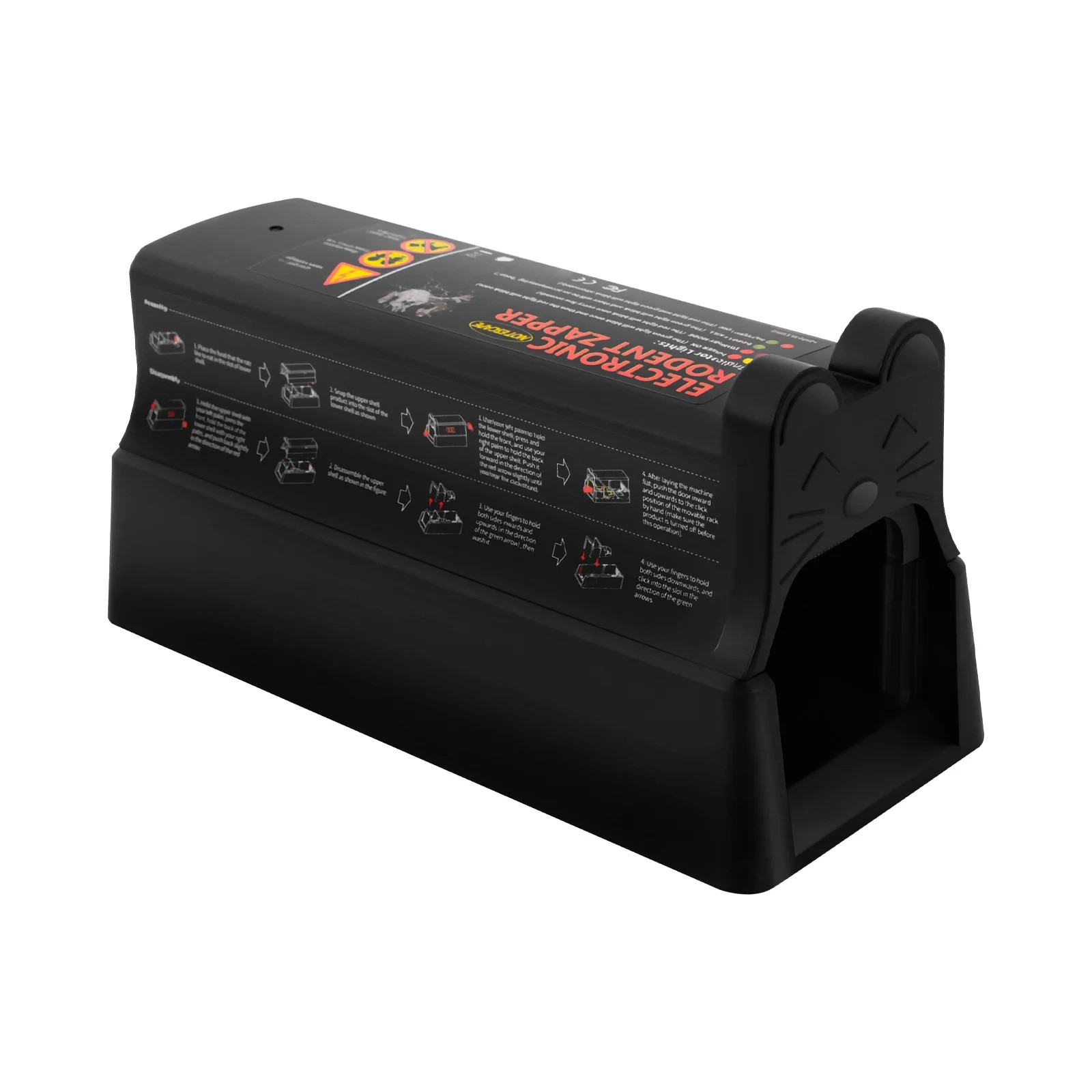 Capcana electronica pentru sobolani si soareci, 7000V Tensiune inalta ...