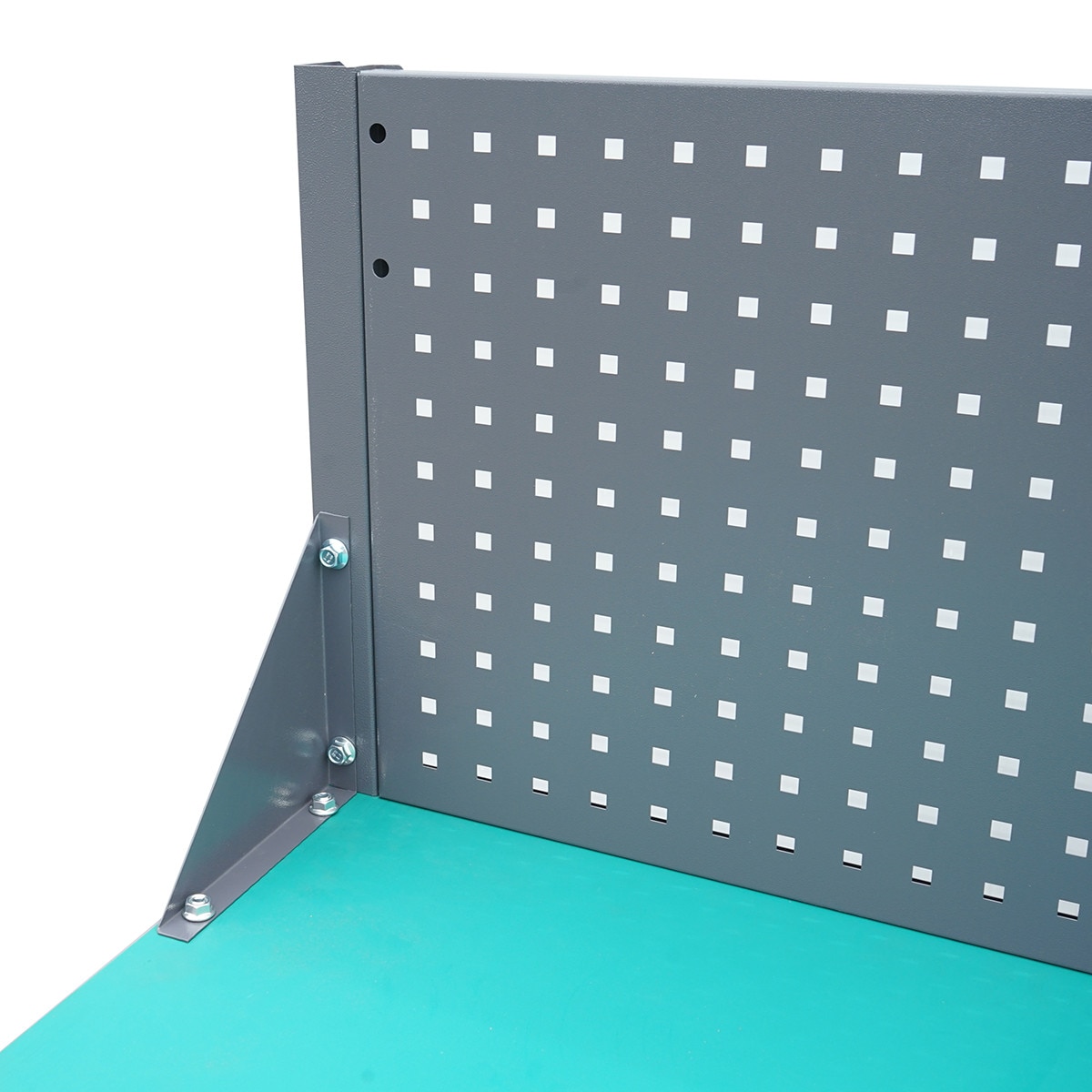 Masa, banc de lucru atelier cu priza 220V si panou perforat ...