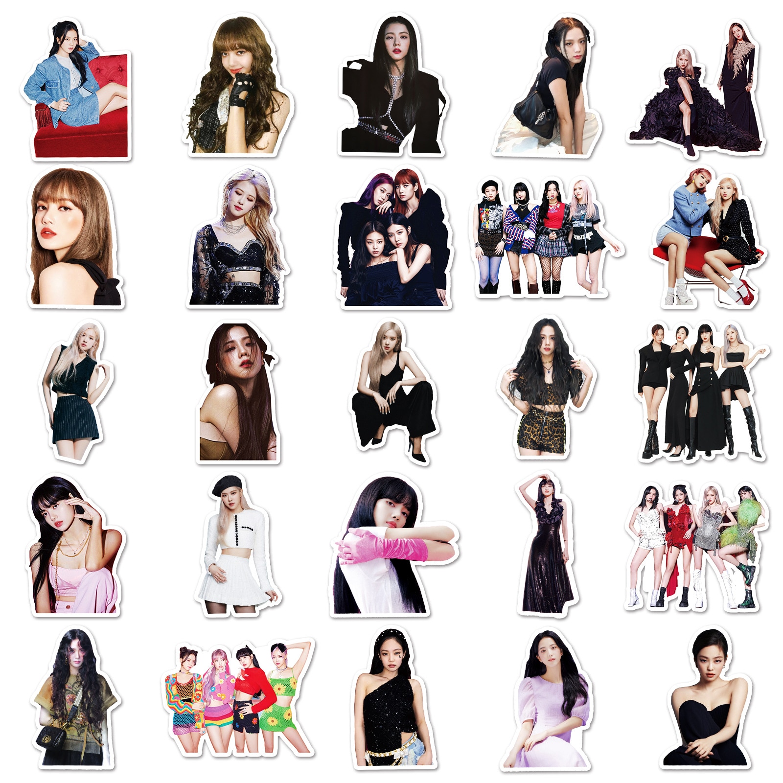 Set 102 stickere - BlackPink, rezistente la apa, pentru toate ...