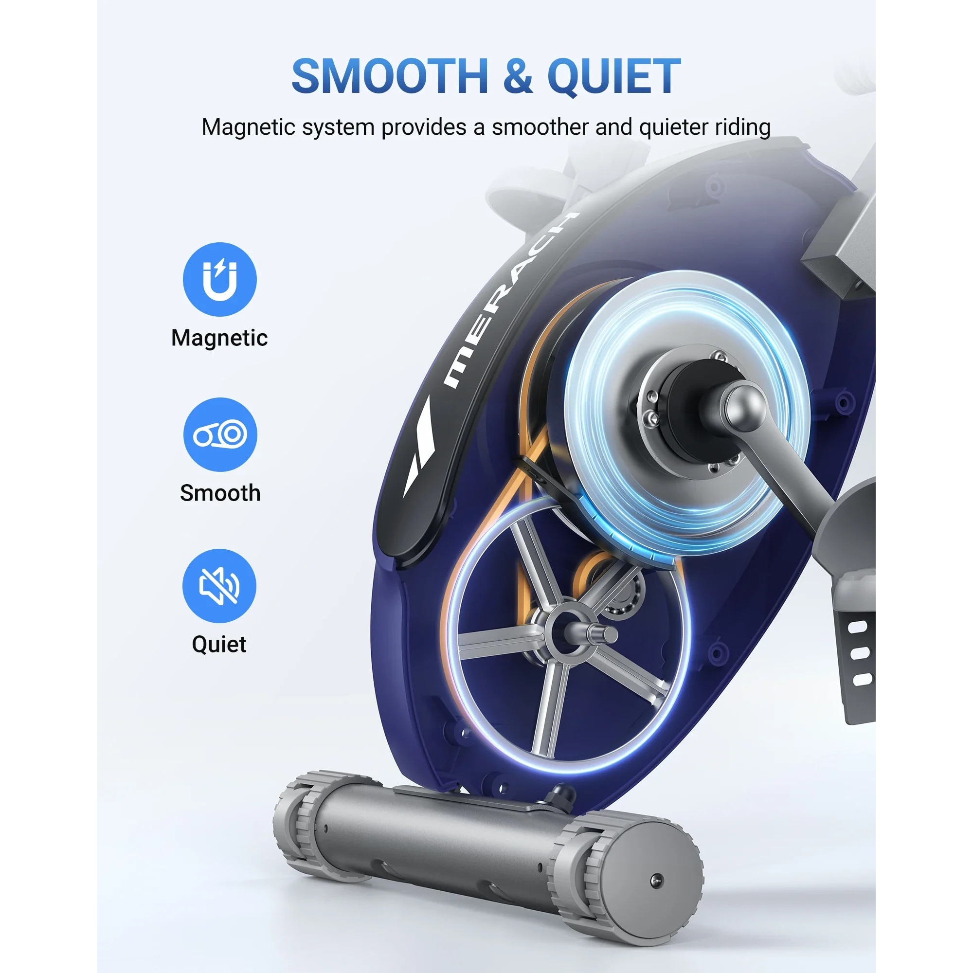 Bicicleta de exercitii magnetica pliabila 4 in 1, monitor LCD pentru ...