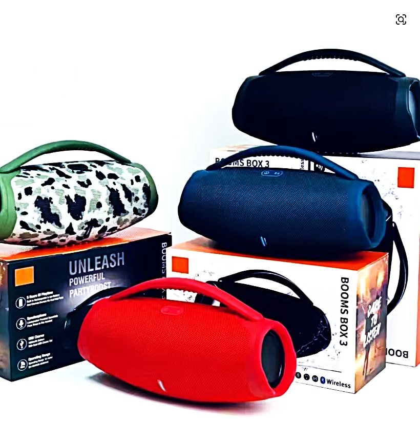 Boxa Portabila, BOOMS BOX, cu subwoofer, Bluetooth 5.2, FM, TF, USB ...