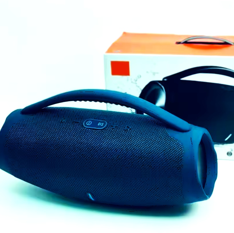 Boxa Portabila, BOOMS BOX, cu subwoofer, Bluetooth 5.2, FM, TF, USB ...