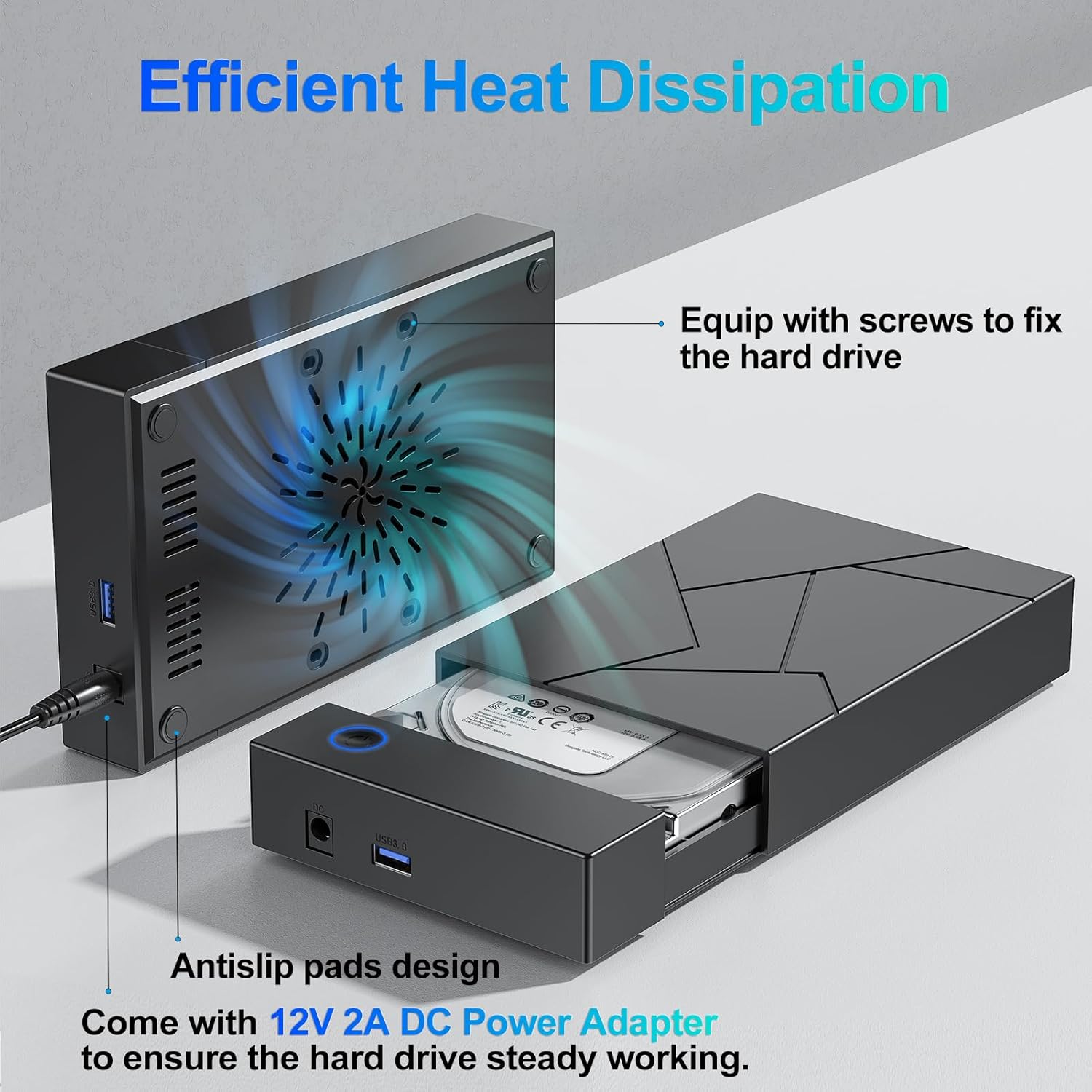 Adaptor USB 3.0 la SATA, Oricean, pentru HDD/SSD SATA de 2.5/3.5 inch ...